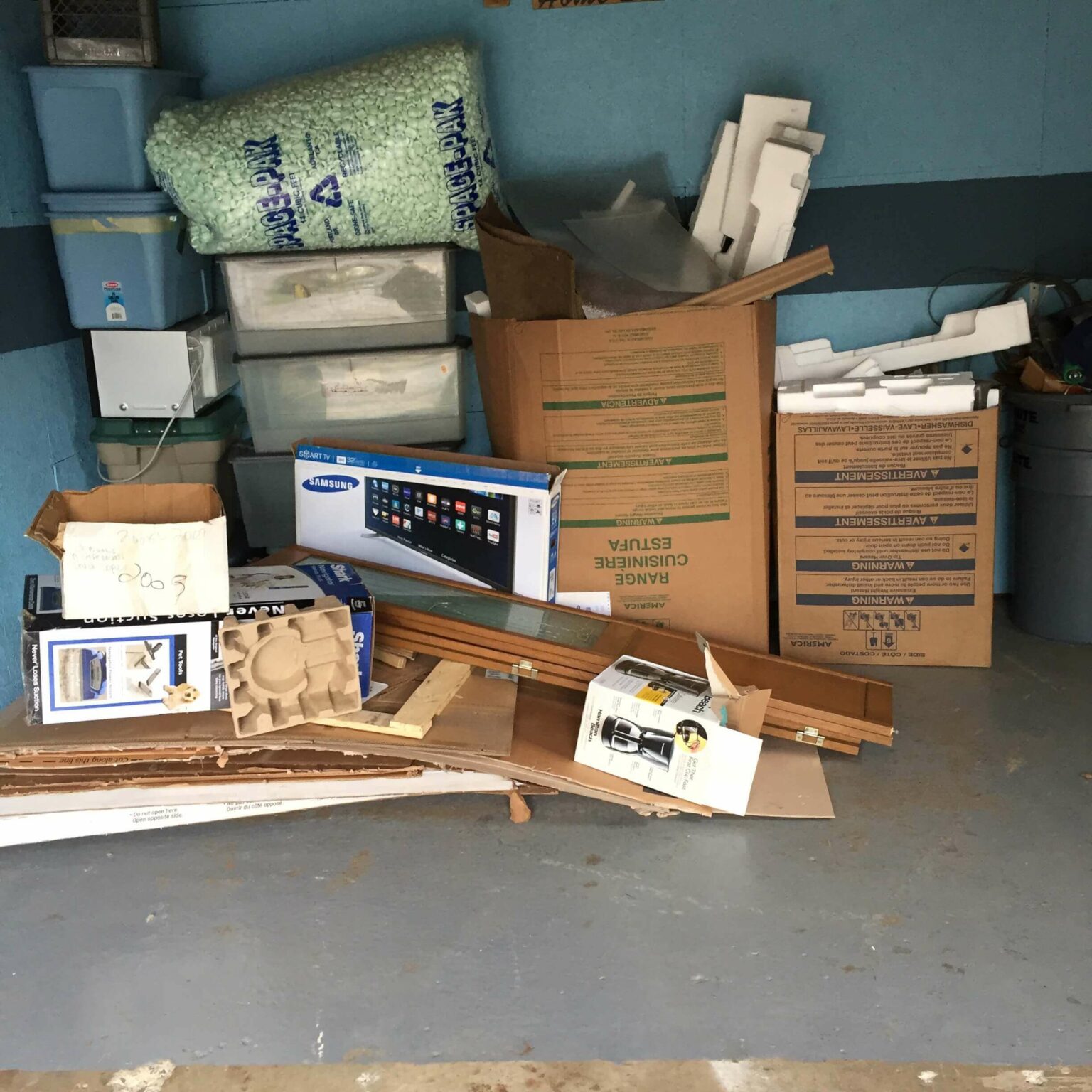 Before and After - Chuck It Junk Removal